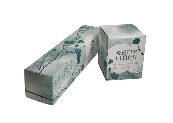 Professional Cosmetic Rectangle Cardboard Box Glossy Lamination CMYK Color